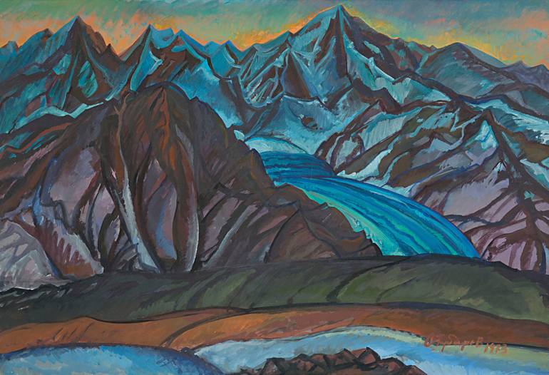 Mountains of the Caucasus Painting by Alexander Gubarev | Saatchi Art