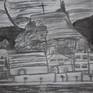 Corfu's fortress Drawing by Kwnstantinos Argalias | Saatchi Art
