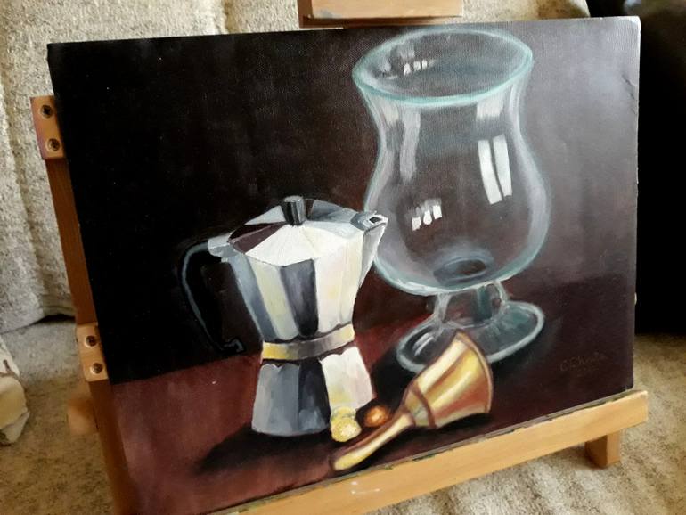 Shiny objects Painting by Cristina Chiutu | Saatchi Art