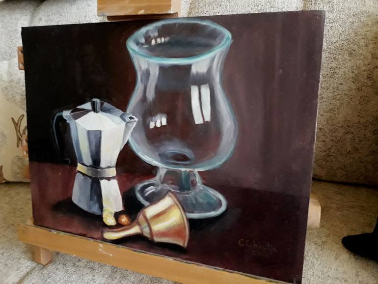 Shiny objects Painting by Cristina Chiutu | Saatchi Art