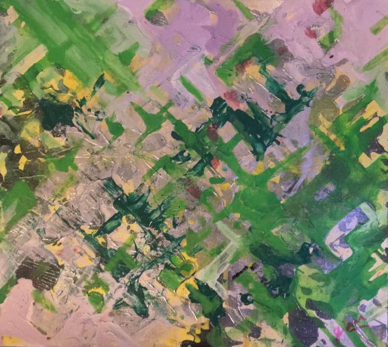 Continuity-Abstract Acrylic Lines Painting by Gian Piero Mary Spinosi ...