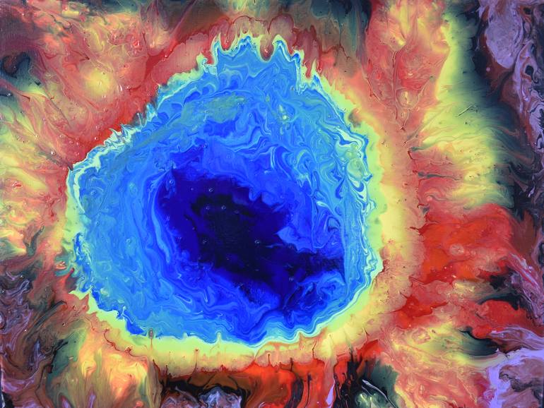 Geyser Painting by C T Pry | Saatchi Art