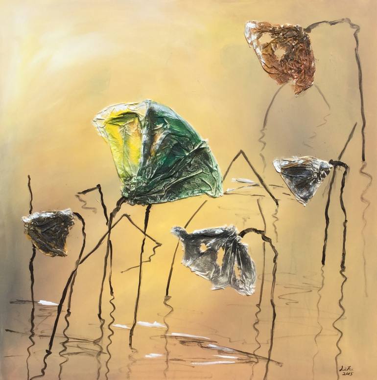 flower Painting by Li Fu | Saatchi Art