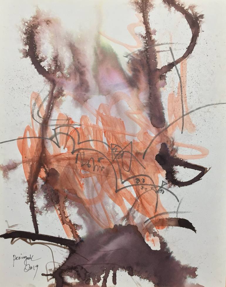 Rainstorm, Painting by Vasanth Kumar | Saatchi Art