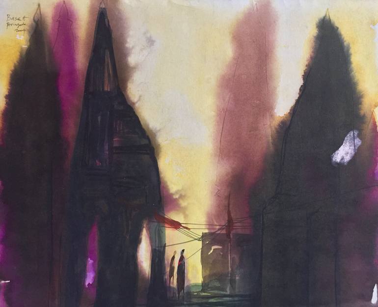 Dance Of Light Painting by Vasanth Kumar | Saatchi Art