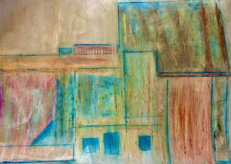 Deconstructive House Drawing by Eileen Dalessio | Saatchi Art