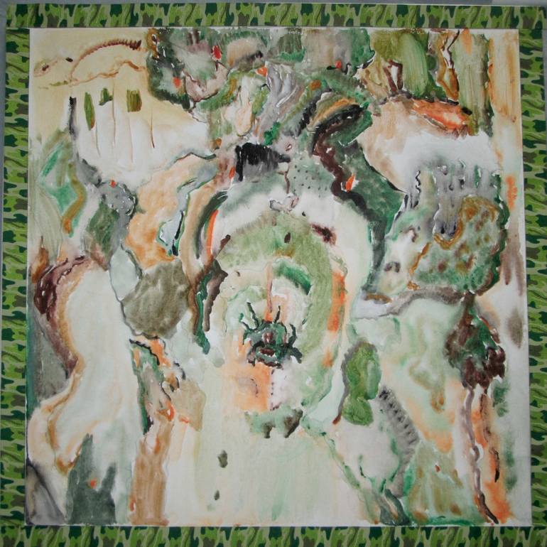 Mysterious London Plane Tree Painting by Eileen Dalessio | Saatchi Art