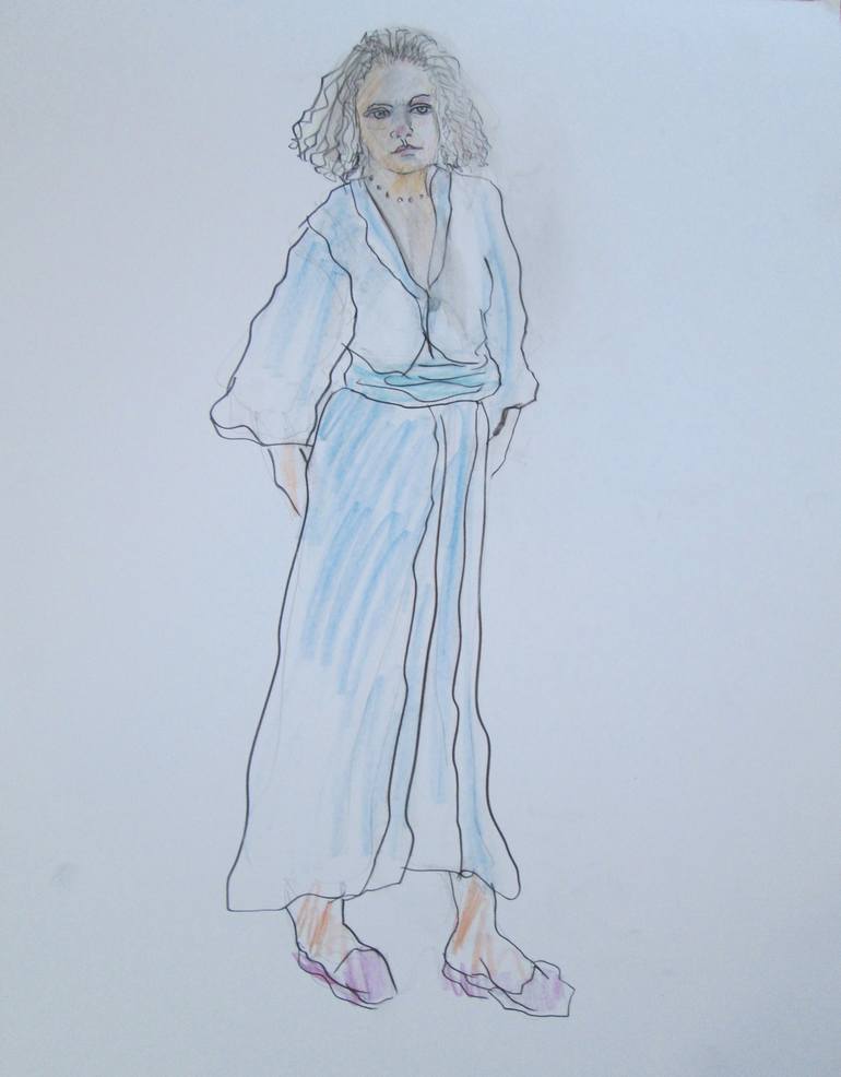 Cathy Ames Drawing by Eileen Dalessio | Saatchi Art