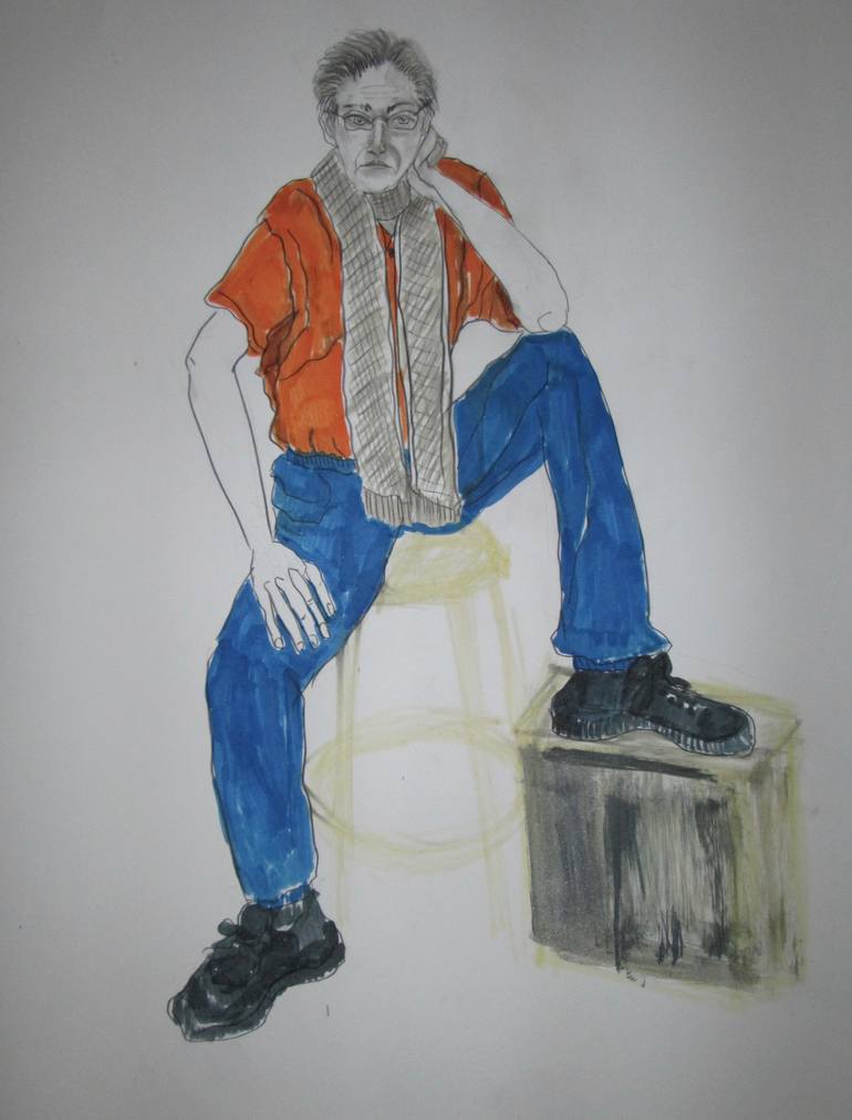 Pseudo intellectual Drawing by Eileen Dalessio | Saatchi Art