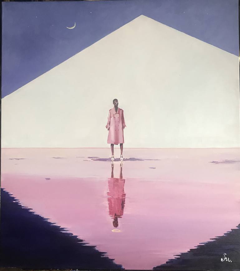 Infinity reflection Painting by Maria A | Saatchi Art