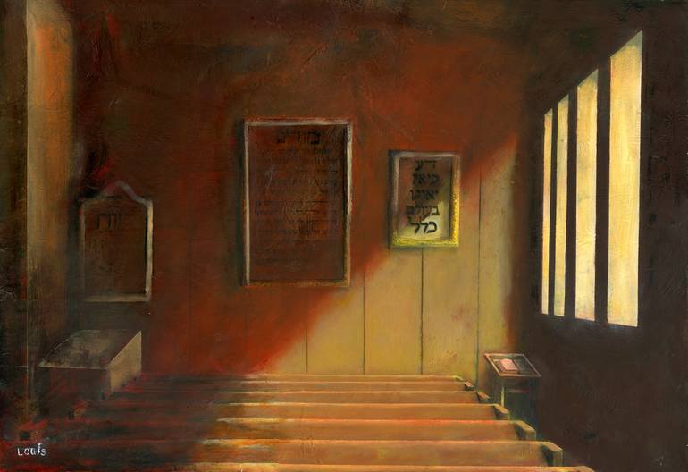 The Synagogue Painting by David Louis | Saatchi Art