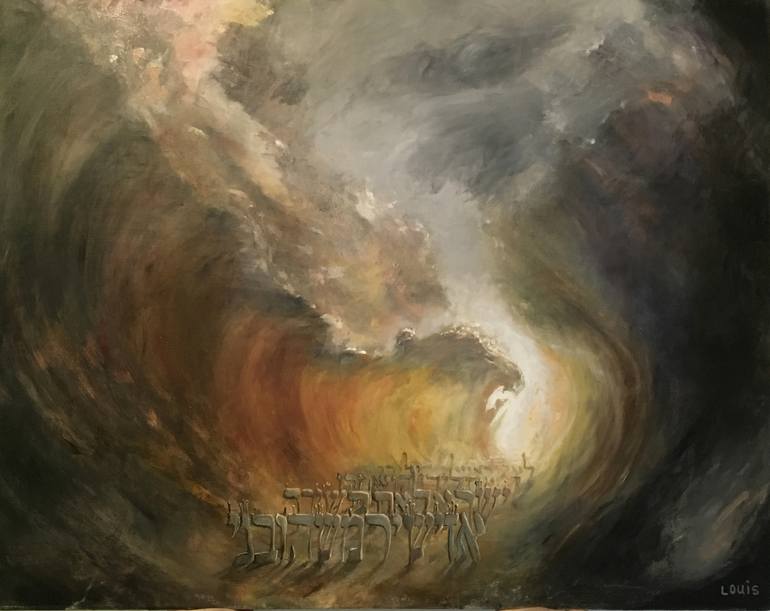 Field Letters Painting by David Louis | Saatchi Art