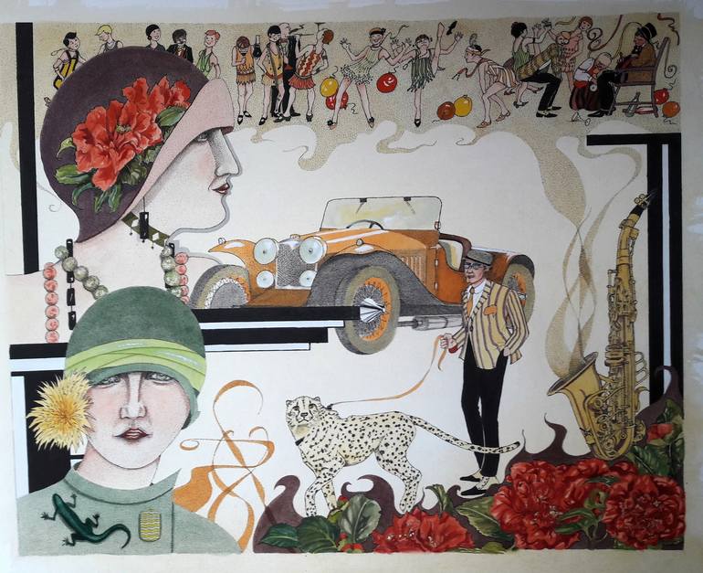 REMINISCE Painting by Rhoda Taylor | Saatchi Art
