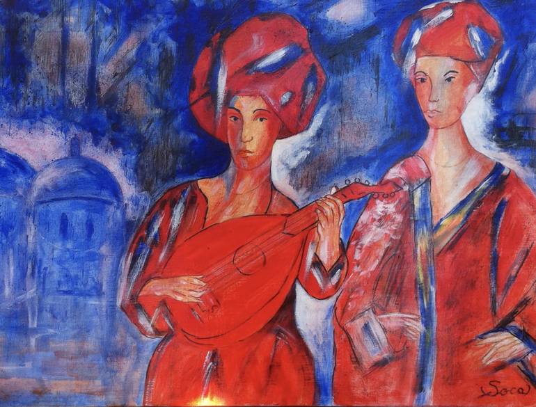 Le soir Painting by Maison Soca | Saatchi Art