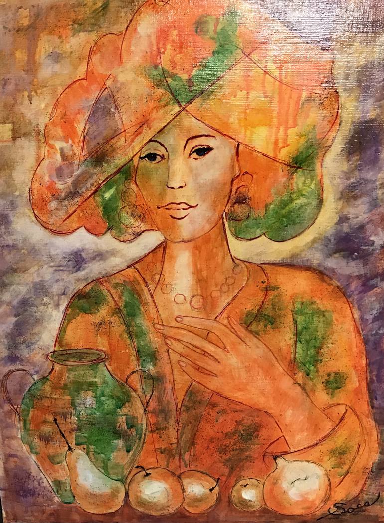 Main sur le cœur Painting by Diego SOCA | Saatchi Art