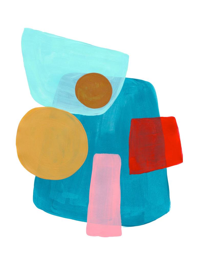 Candy Geometry Painting by Ejaaz Haniff | Saatchi Art