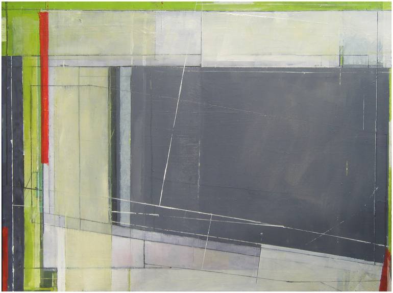 Slate Garden Gate Painting by Richard Rosa | Saatchi Art