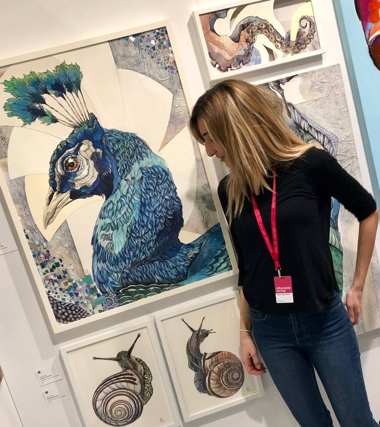 Peacock Painting by Irene Meniconi | Saatchi Art