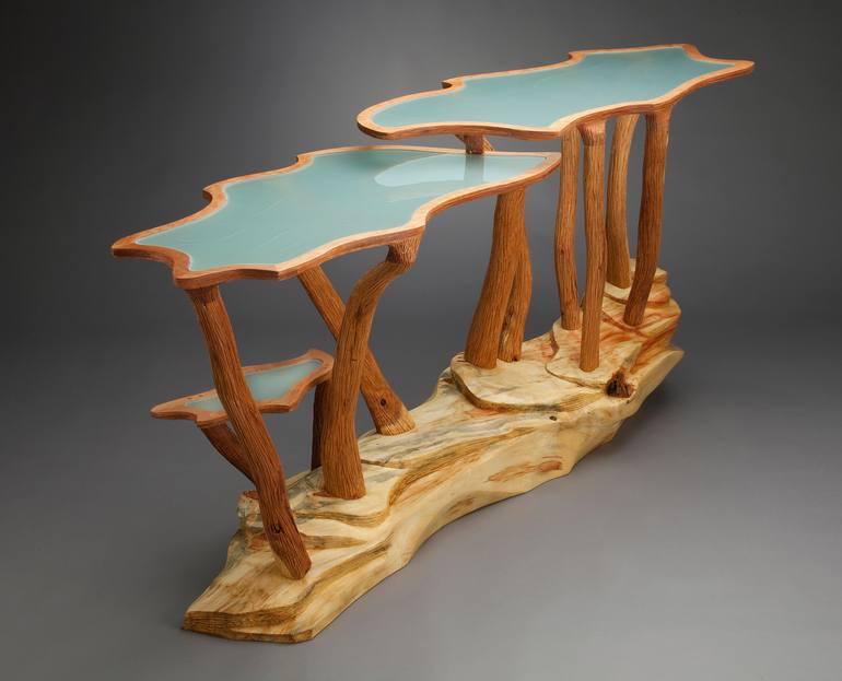 Squash Blossom Table Sculpture by Aaron Laux | Saatchi Art