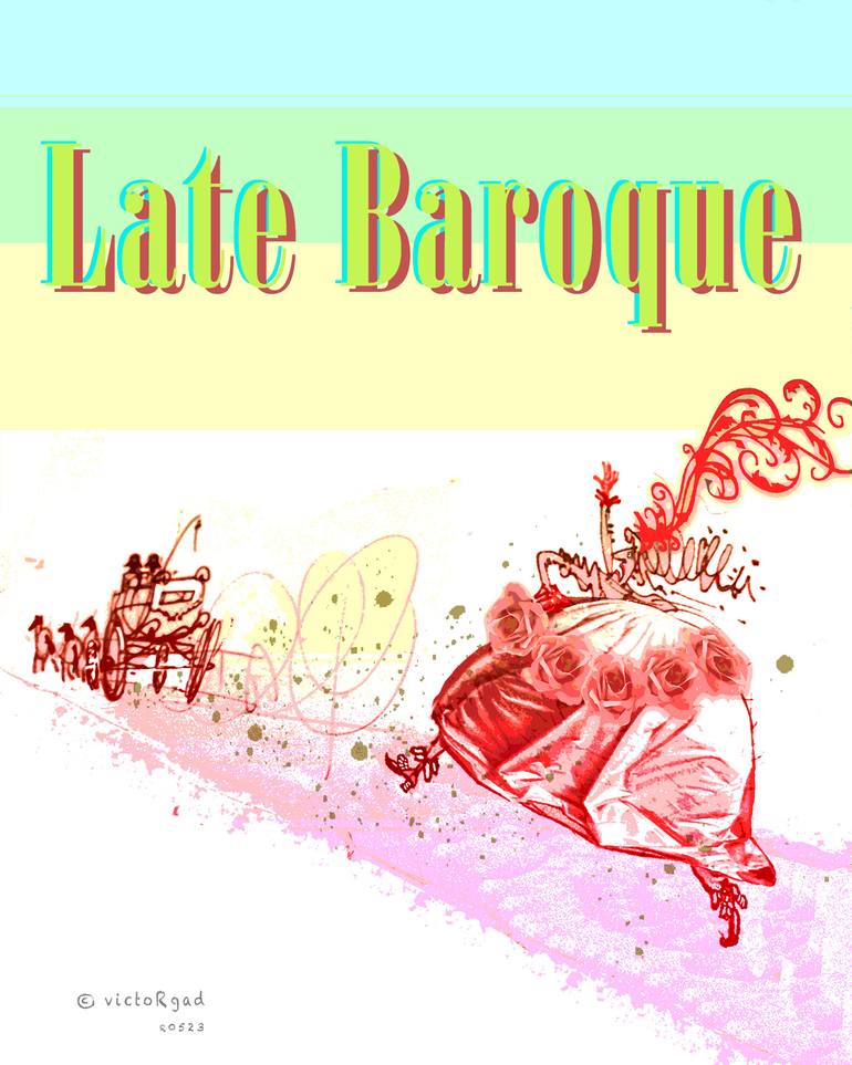 Late baroque Drawing by victoR gad | Saatchi Art