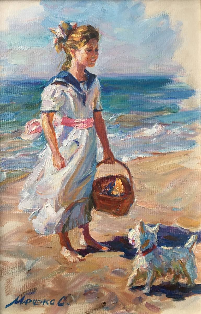 Friendly game Painting by Sergey Marchenko | Saatchi Art