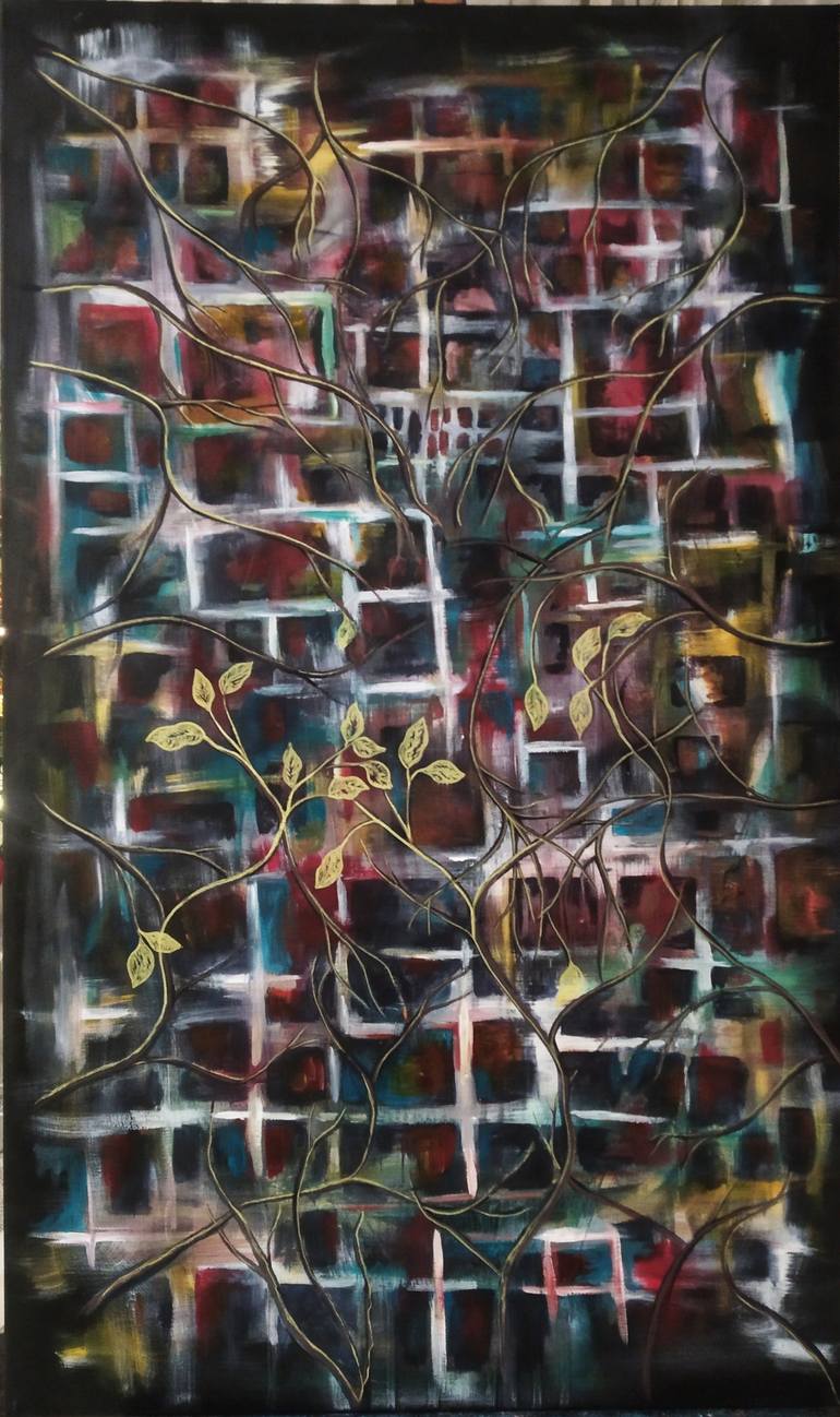 Growing Painting by Marianda VP | Saatchi Art