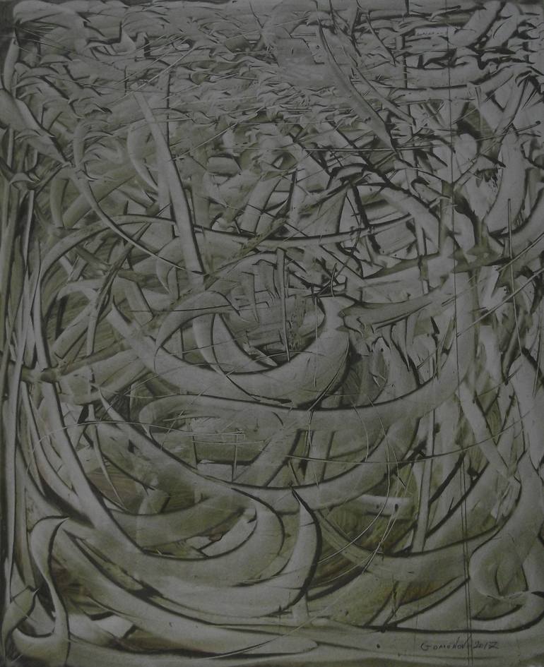 Joy of insanity Painting by Leonid Gomonov | Saatchi Art