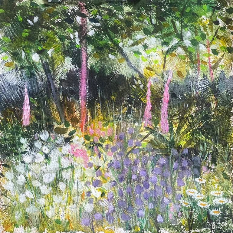 Woodland garden Painting by Marie-Louise Avery Linklater | Saatchi Art