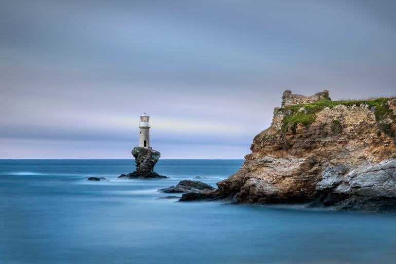 The Lighthouse of Andros Photography by George Digalakis | Saatchi Art