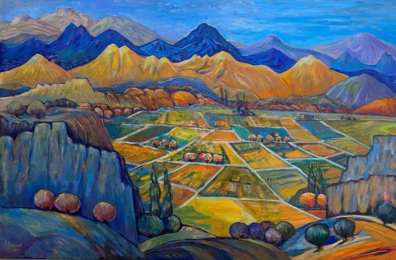 Paradise Painting by Albert Karoyan | Saatchi Art
