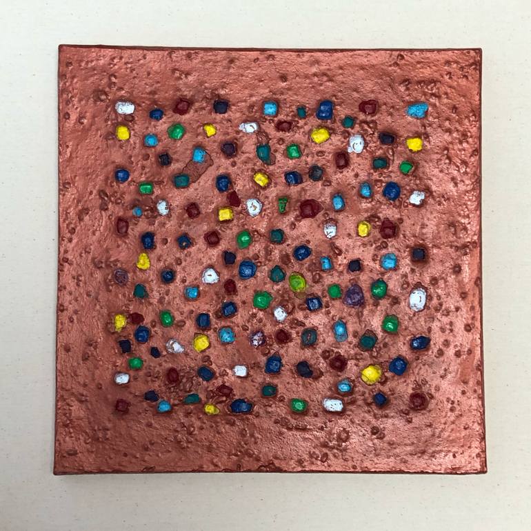 Colored holes Painting by Tahmoores Alizadeh | Saatchi Art
