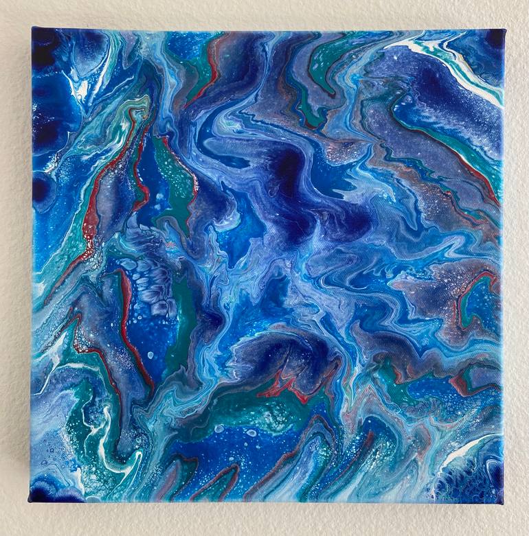 Water turbulence Painting by Tahmoores Alizadeh | Saatchi Art
