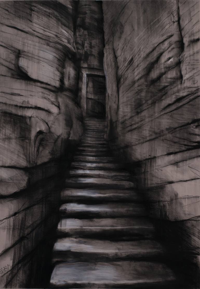 The Gate to the another World Drawing by Jiri Strachota | Saatchi Art