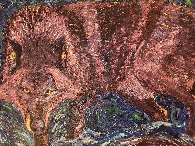 Crossing the River Painting by Kate Haas | Saatchi Art