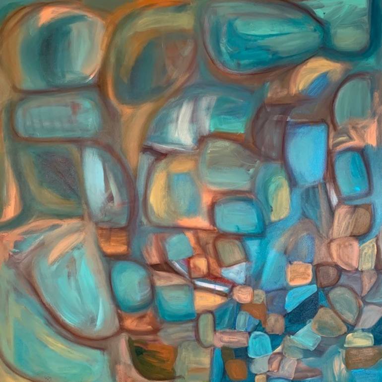 Female Stones 9 Painting by Assia Assameur | Saatchi Art