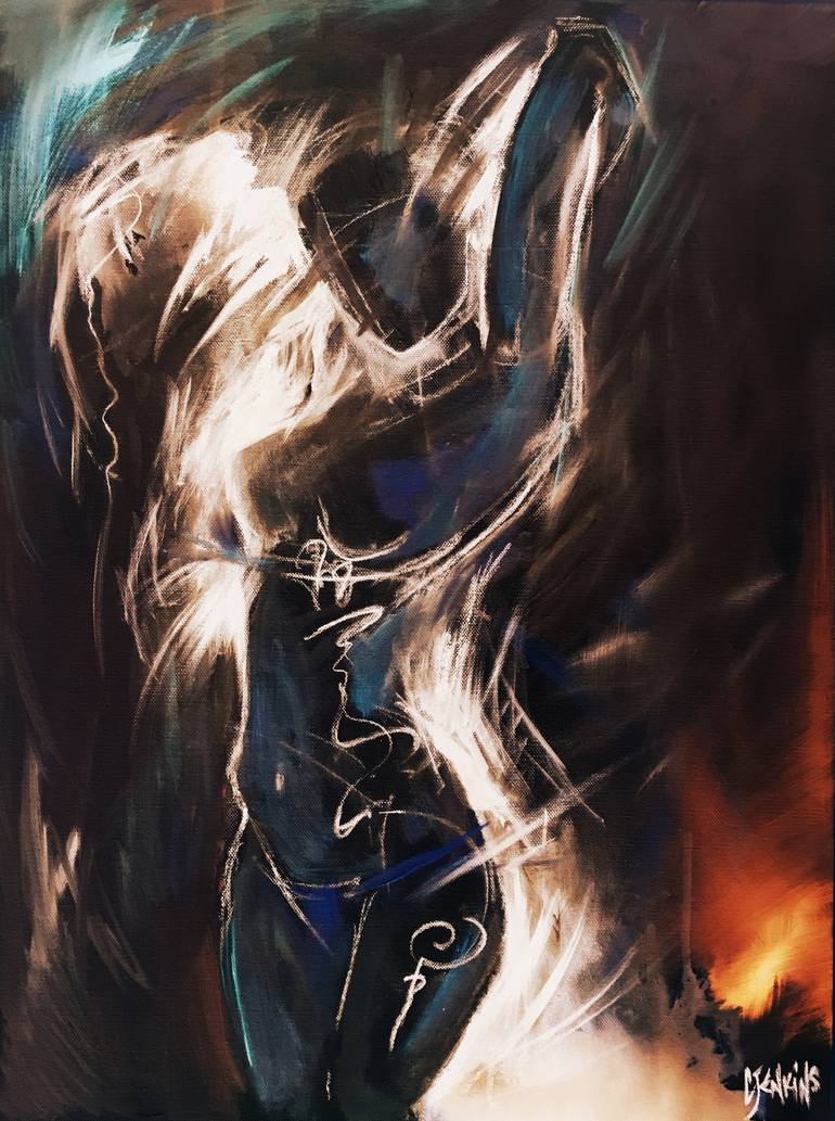 Heart Fire Drawing by Cherianne Dawn | Saatchi Art