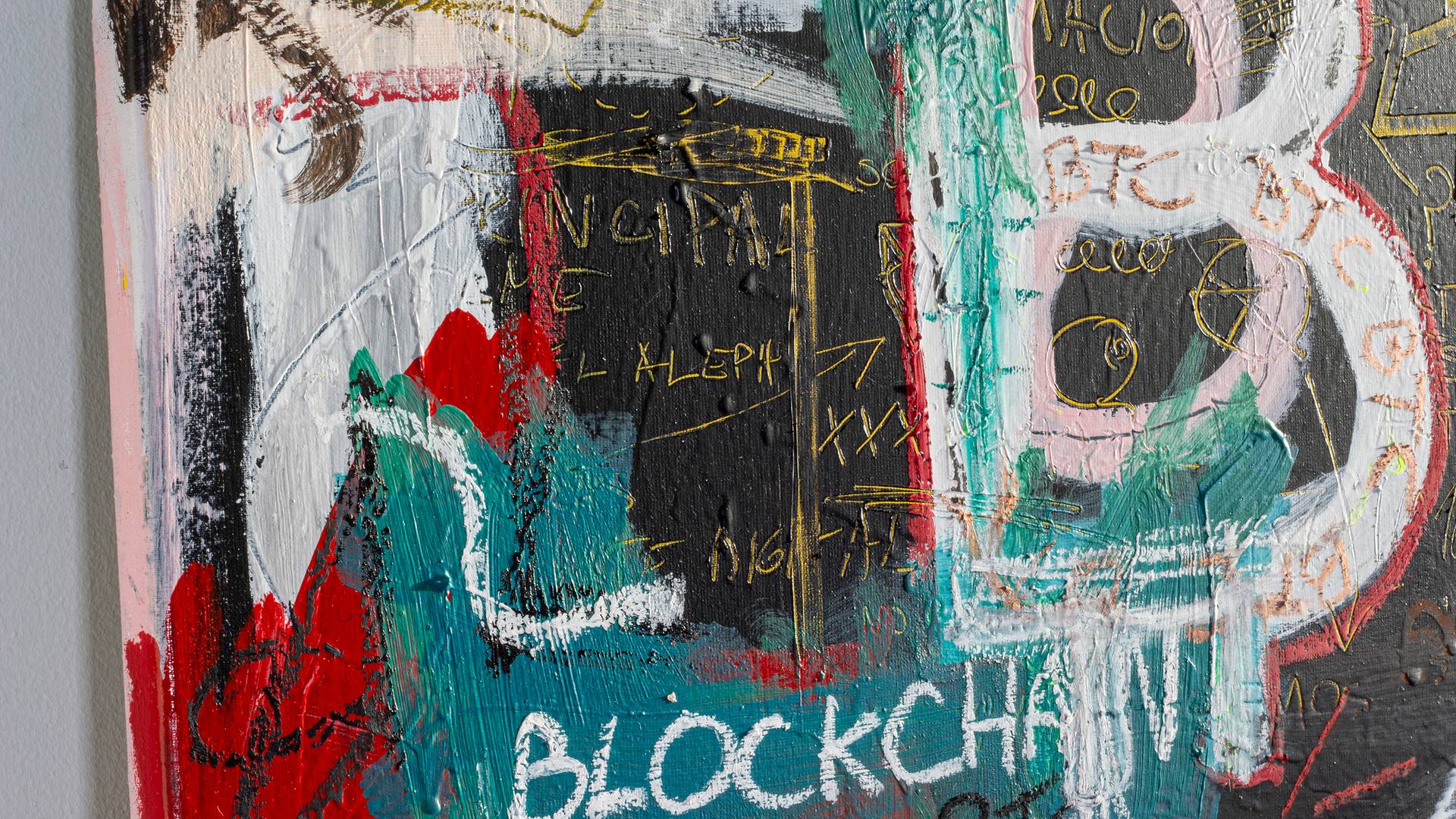 Acrylic expresionist art abstract painting Chet Baker art modern ...