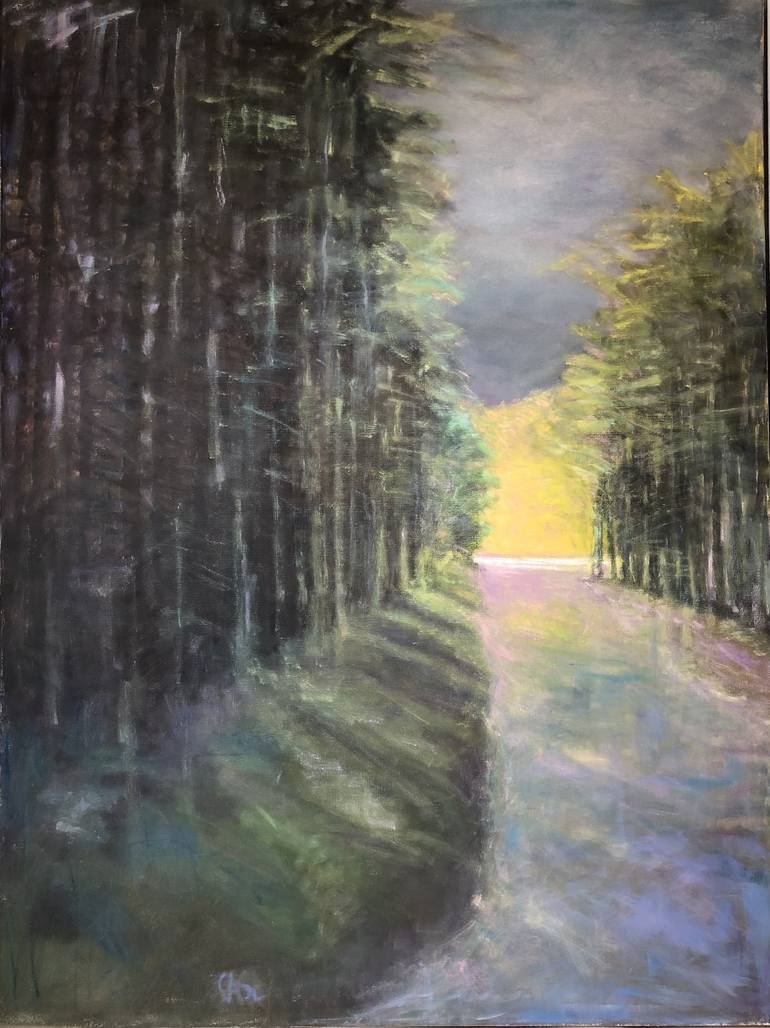 River Green Painting by Randall Case | Saatchi Art