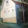 Looming Barn Painting by Randall Case | Saatchi Art