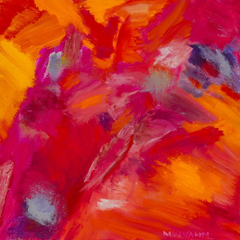 Red II Painting by Marion Kahn | Saatchi Art