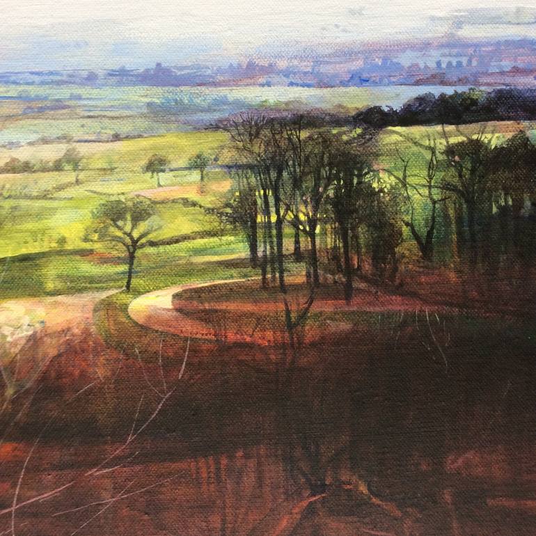 ‘View from Bickerton Hill’ Drawing by Tamzin Harris | Saatchi Art
