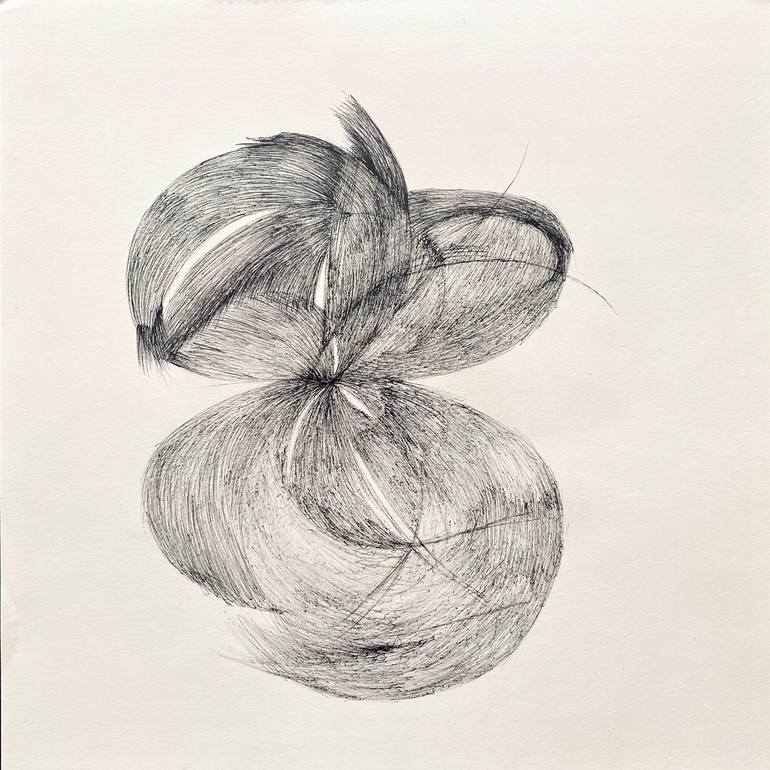 Meandering Gravity Drawing by Martyna Poznańska | Saatchi Art