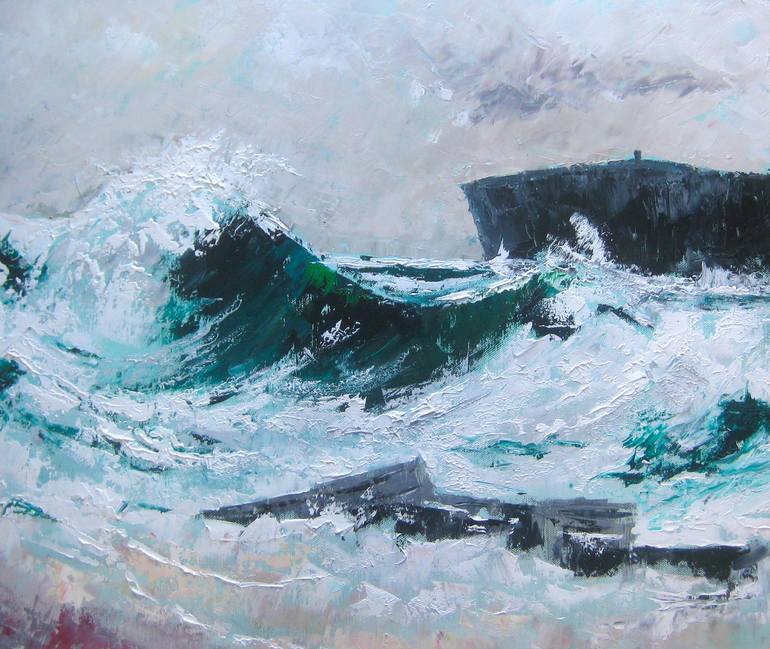 Marwick Head Re-visited Painting by Bill McArthur | Saatchi Art