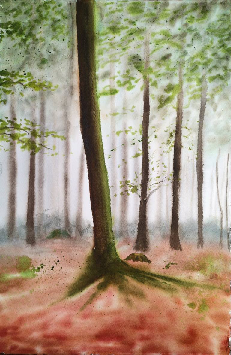 Fog Painting by Carmen Alvarez | Saatchi Art