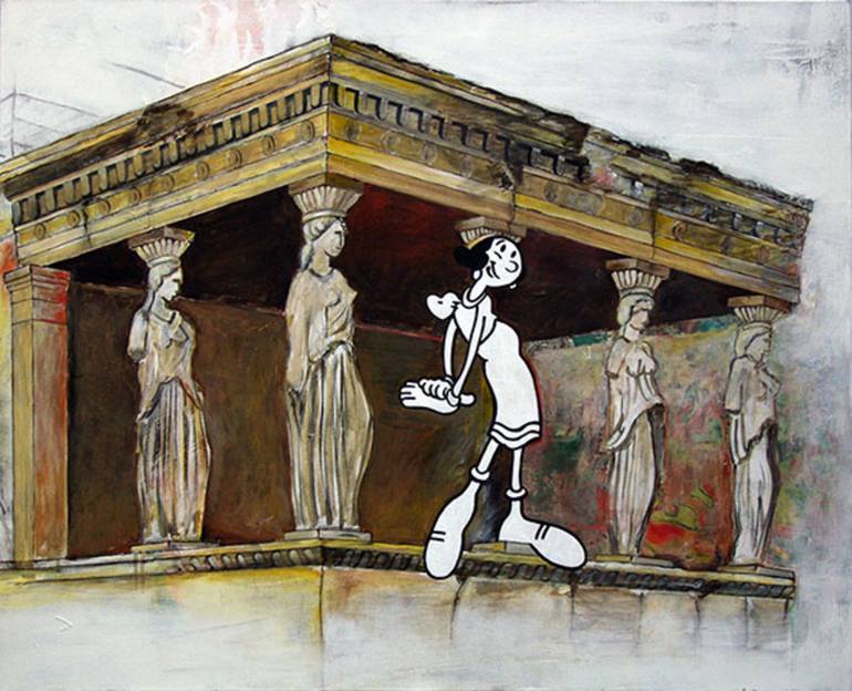 GREEK OLIVE Painting by Gil ADAMY | Saatchi Art