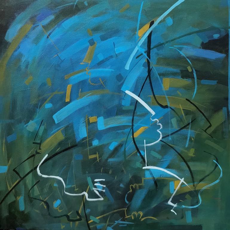 Emergence Painting by Manickavachagam Ponnusamy | Saatchi Art