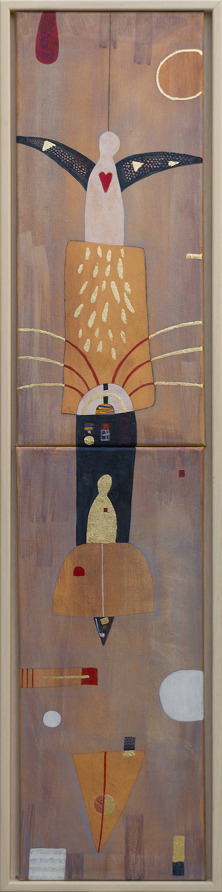 Truth, Lies and Pain Painting by Lona Verlich | Saatchi Art