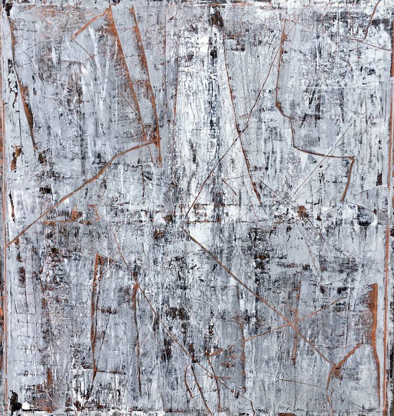 Gray Painting by Elzbieta Gibek | Saatchi Art