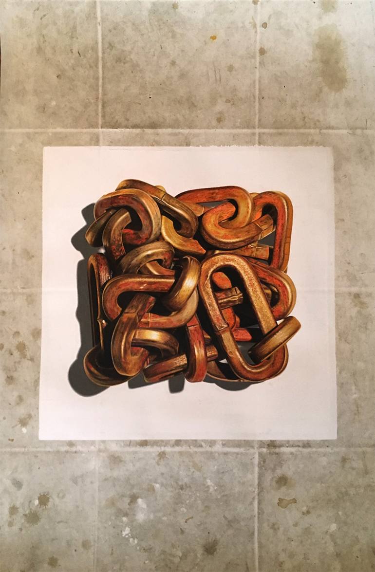 Natural Signature Studies (chain) Drawing by Matthew Lafferty | Saatchi Art