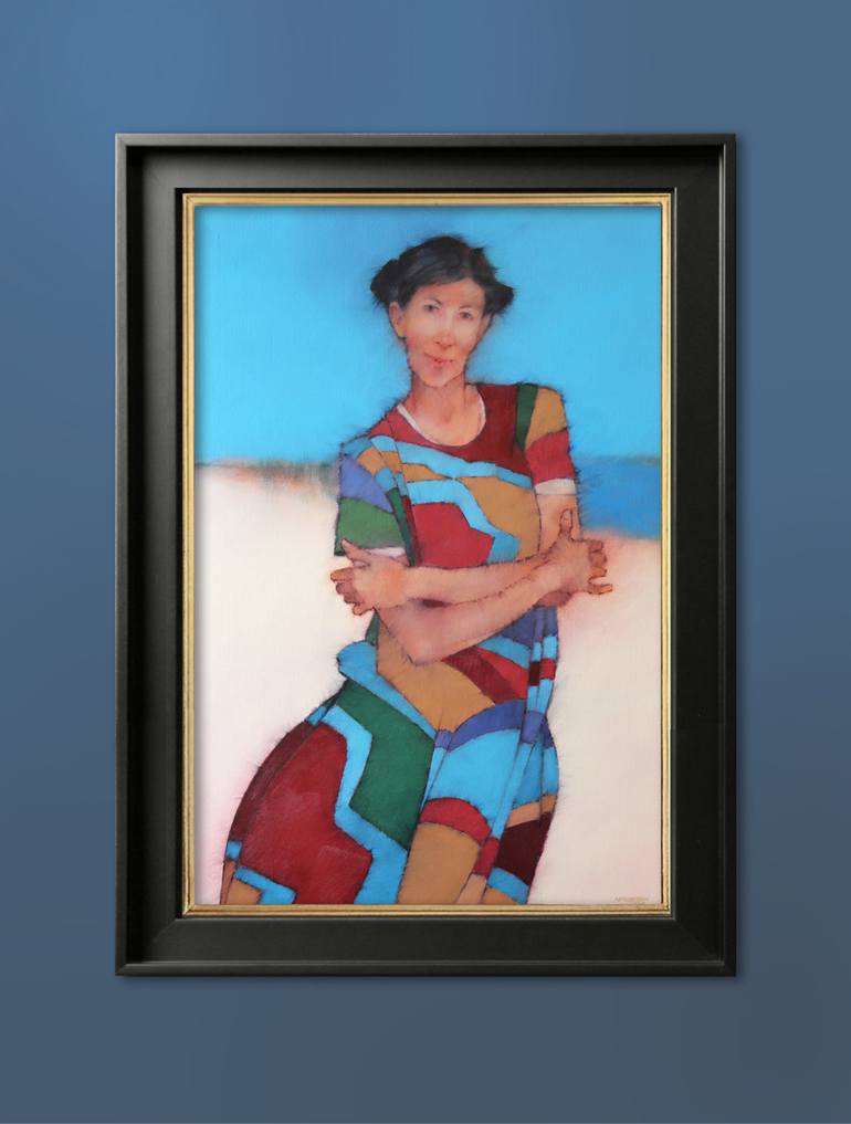 Femina Solaris Painting by Nicholas Robertson | Saatchi Art